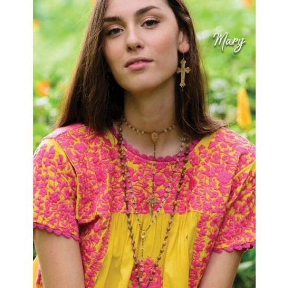 Sister Mary | Dresses | Sister Mary Yellow Embroidered Dress | Poshmark